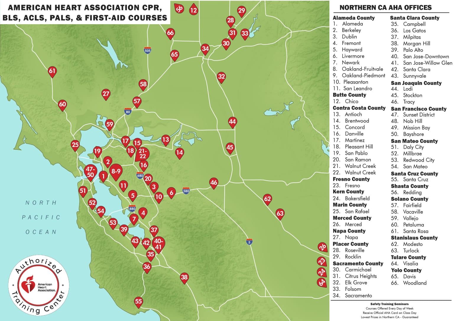 BLS, ACLS, CPR and First Aid Courses - Safety Training Seminars