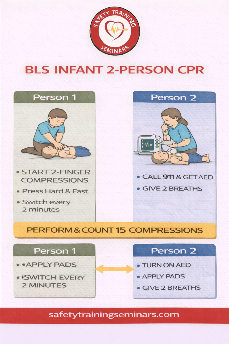 BLS Infant 2-Person CPR - Safety Training Seminars